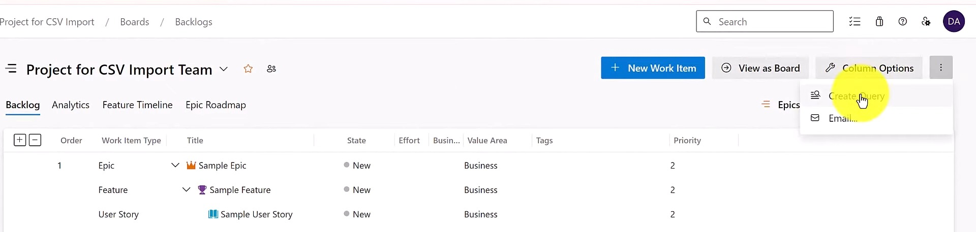 How To Import Requirements From Excel Into Azure Devops Boards Administration Of Servers And
