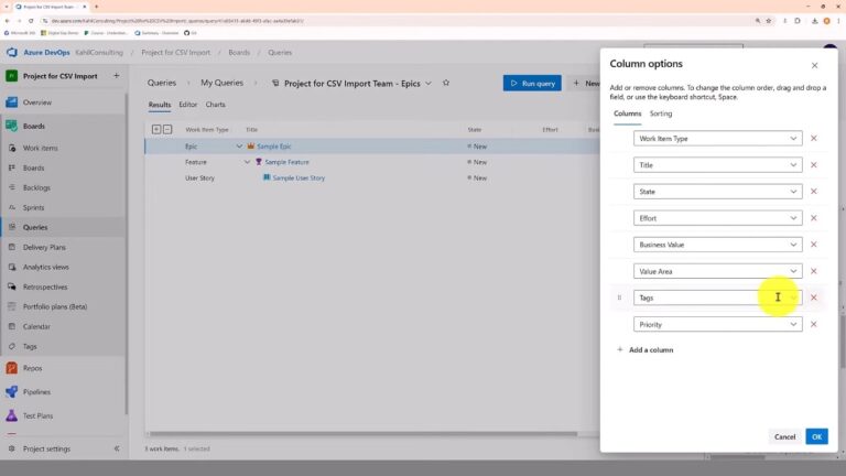 How To Import Requirements From Excel Into Azure Devops Boards Administration Of Servers And