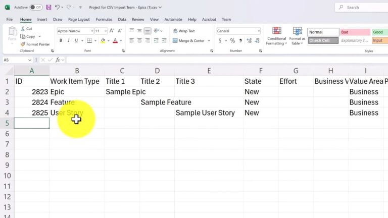 How to Import Requirements from Excel into Azure DevOps Boards ...