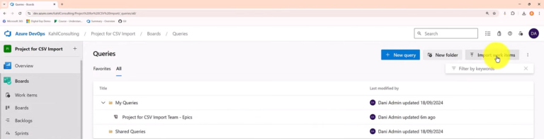 How to Import Requirements from Excel into Azure DevOps Boards | Administration of servers and ...